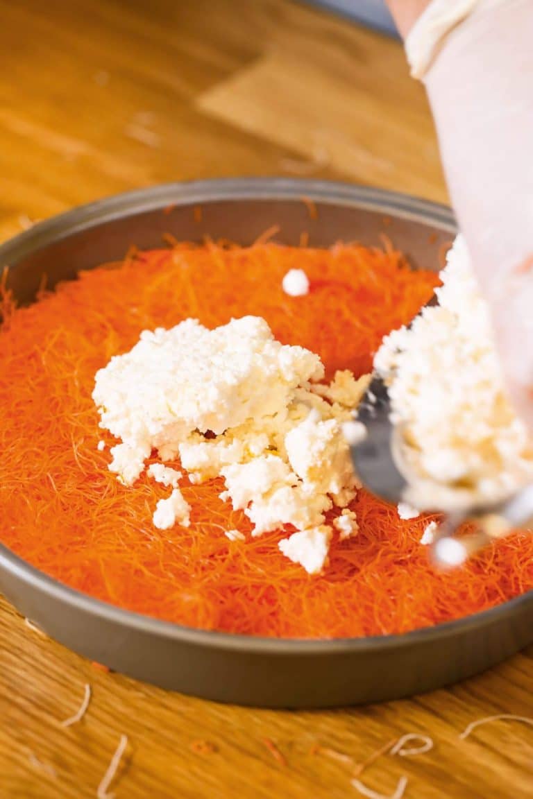 Knafeh (Middle Eastern Pastry Dessert) - Chef Tariq